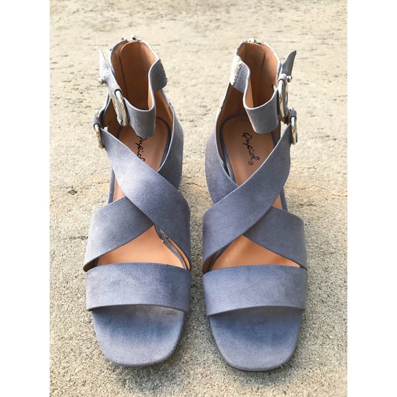 Shoes | Steel Grey Sandals | Poshmark